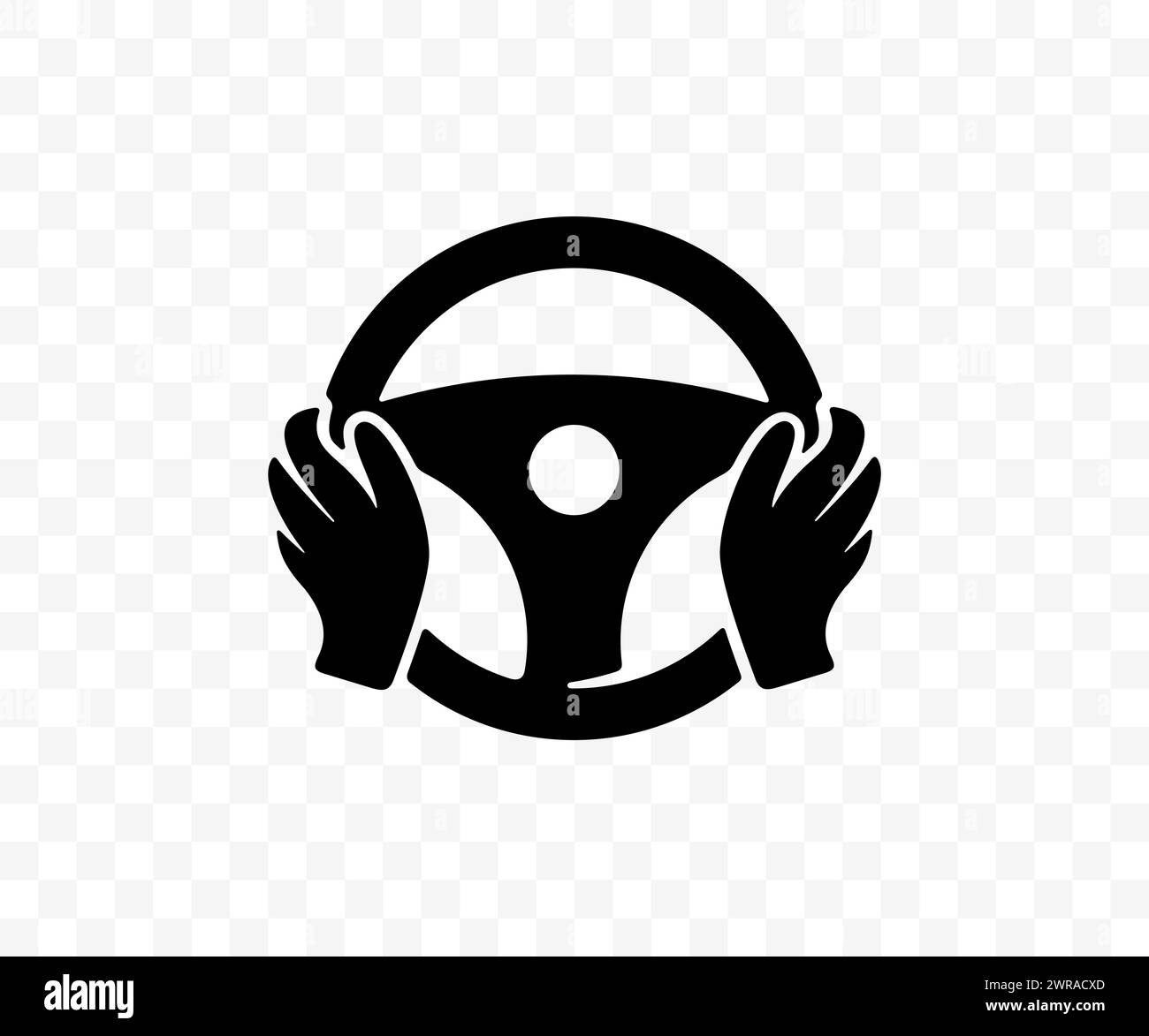 Hands car wheel driver Stock Vector Images - Alamy