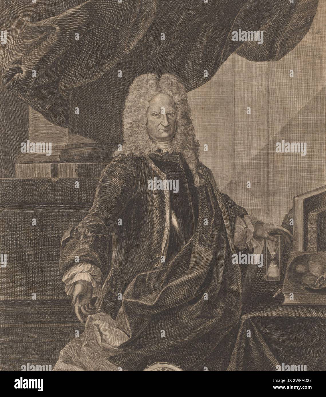 Portrait of Joachim Hildebrand von Hund und Alten Grottkau, print maker ...