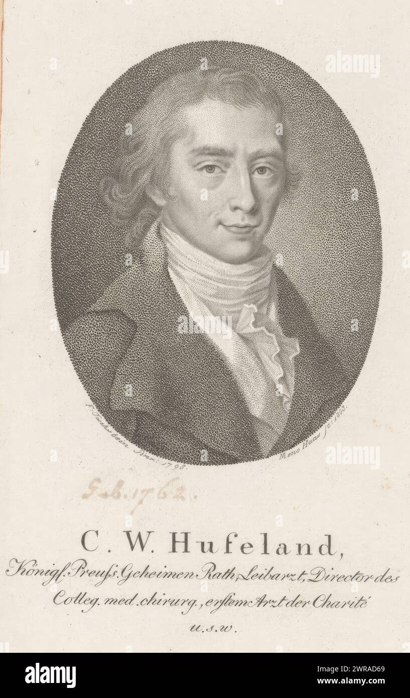 Hufeland christoph wilhelm friedrich hi-res stock photography and ...