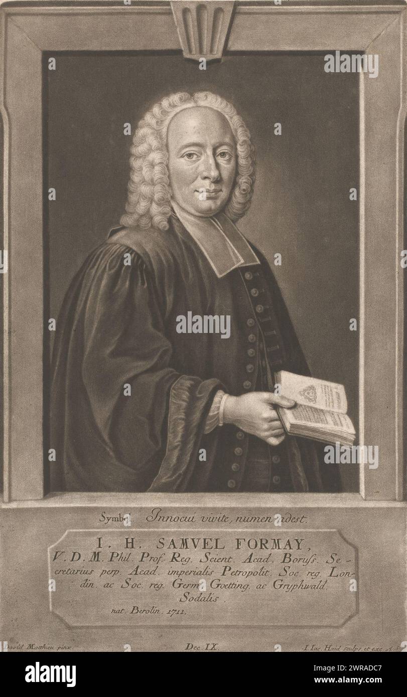 Johann heinrich samuel formey hi-res stock photography and images - Alamy