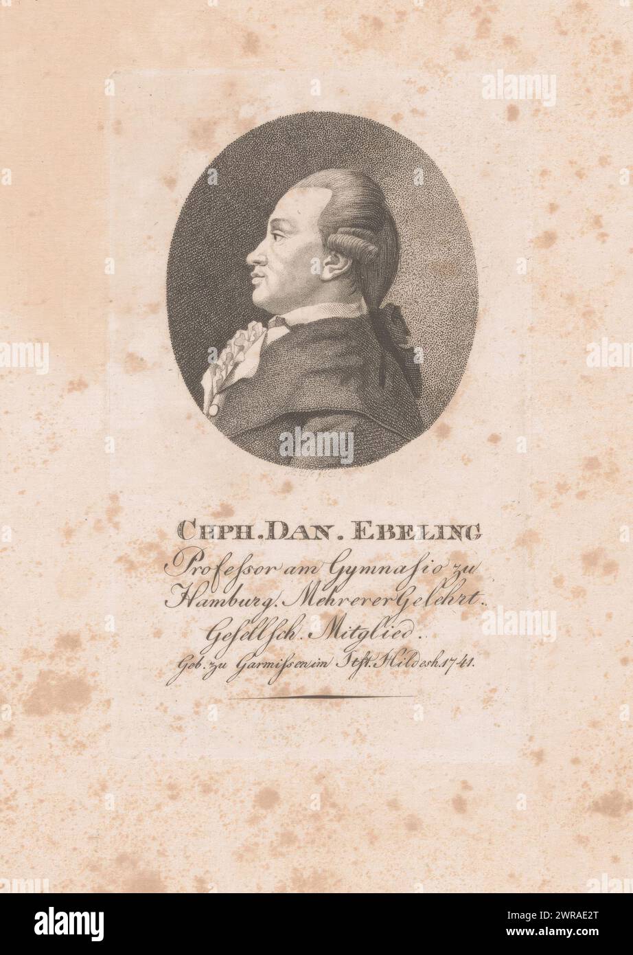 Christoph daniel ebeling hi-res stock photography and images - Alamy