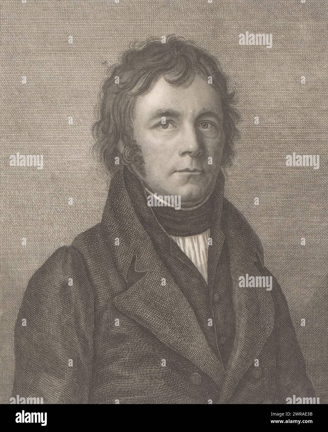 Portrait of Leander van Ess, print maker: Konrad Westermayr, after ...