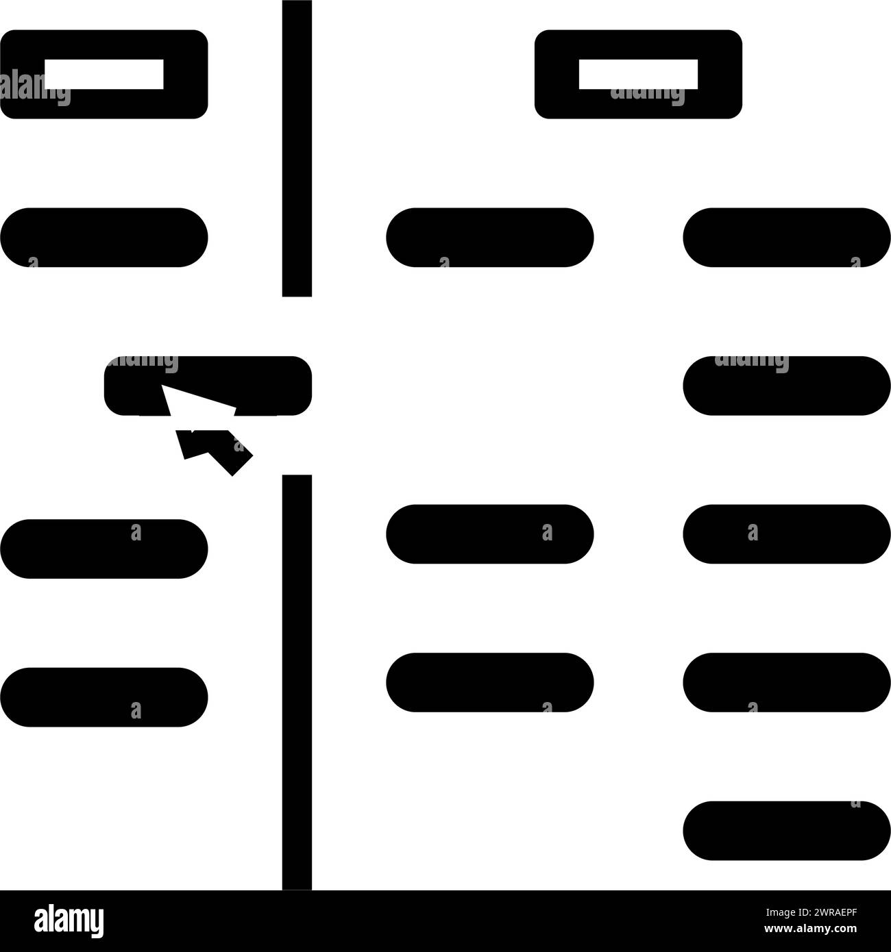 card sorting ux ui design glyph icon vector illustration Stock Vector Image & Art - Alamy