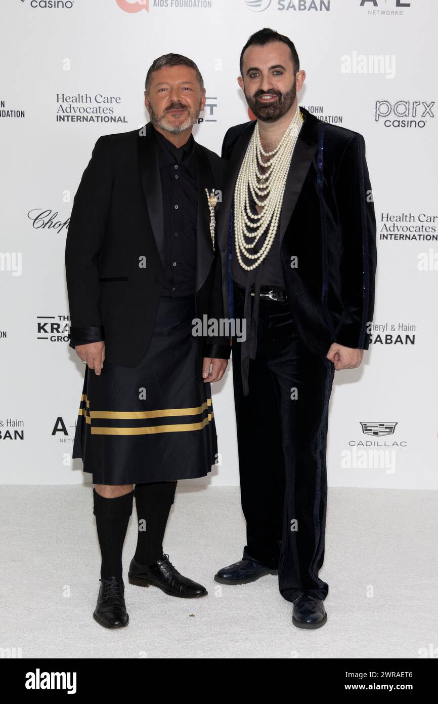 West Hollywood, USA. 10th Mar, 2024. Svetoslav Kolchagov and Emilio ...