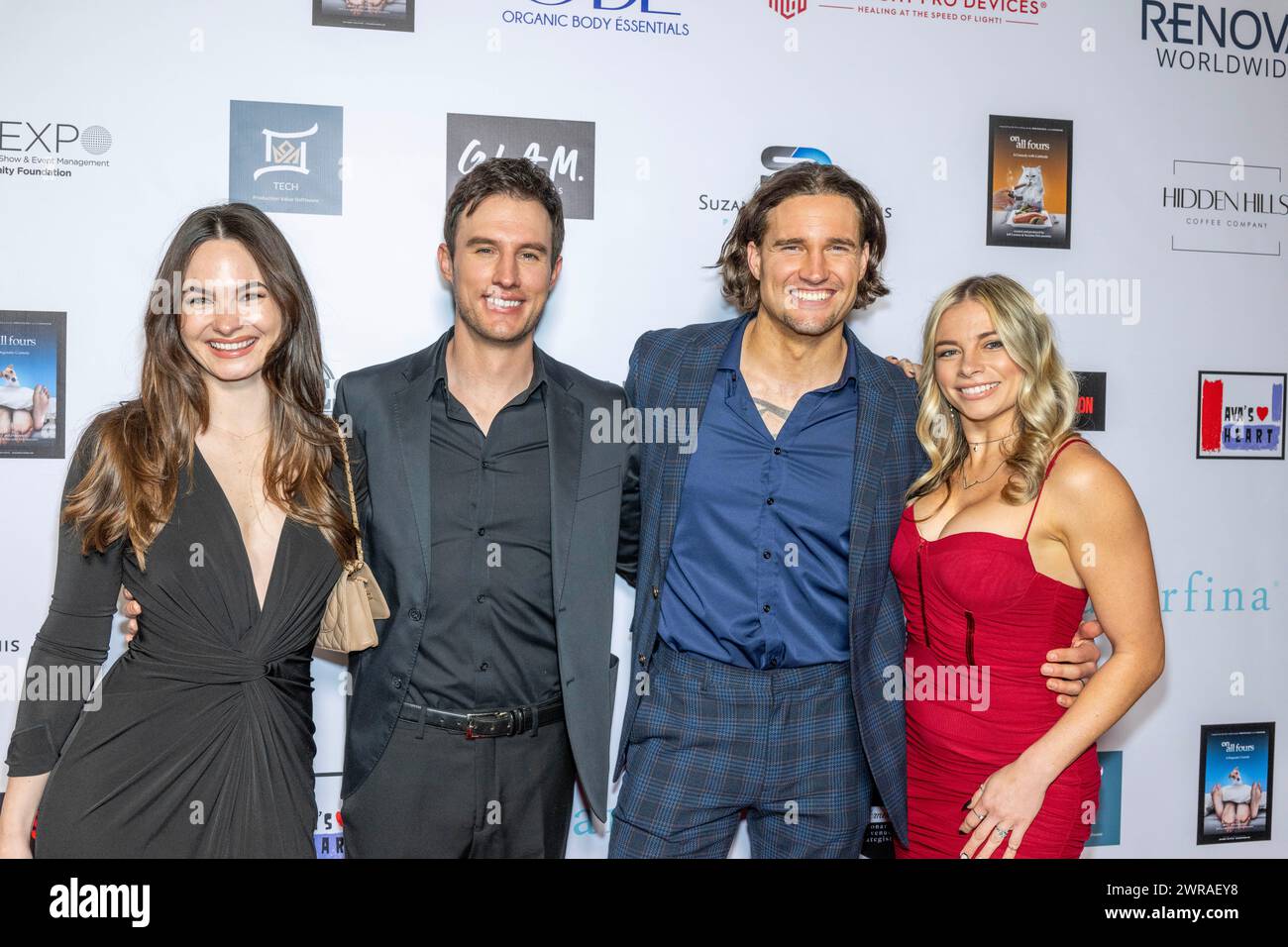 Los Angeles, USA. 10th Mar, 2024. Actor Hank Northrup, Actor Chase ...