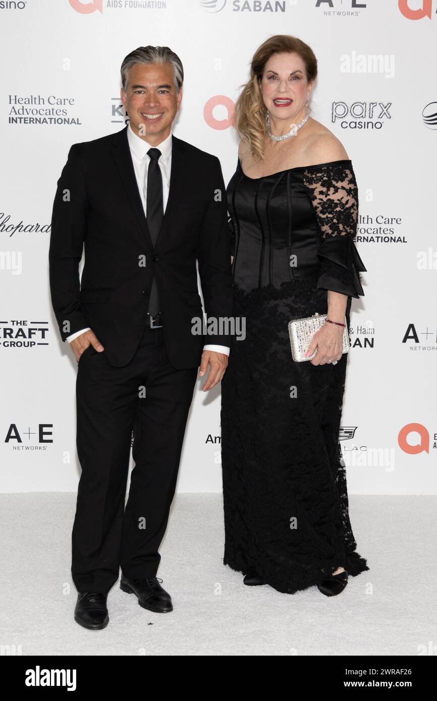 West Hollywood, USA. 10th Mar, 2024. Robert Bonta and Anne Andrews ...
