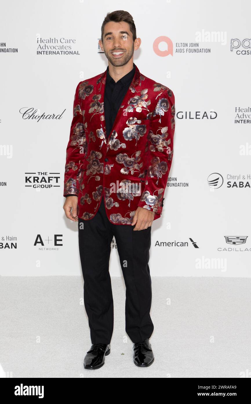 West Hollywood, USA. 10th Mar, 2024. Nick Cutsumpas attends the ...