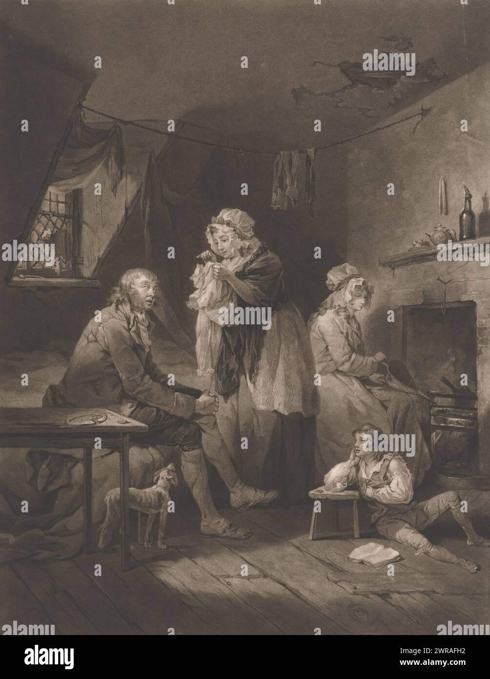 Poor family by a cooking fire, The Effects of Youthful Extravagance ...