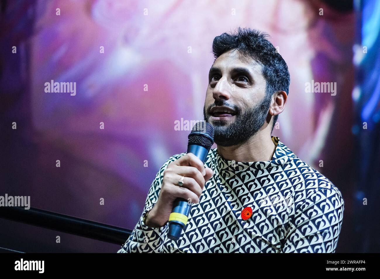 London, UK. Amrou Al-Kadhi photographed during Mark Kermode in 3D at ...