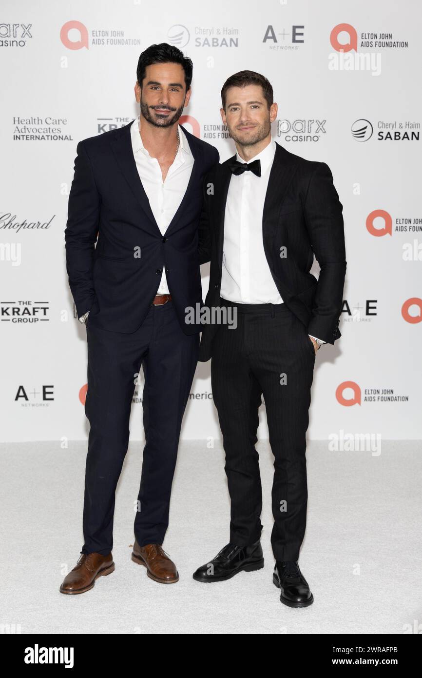 West Hollywood, USA. 10th Mar, 2024. Julian Moore and Landon Ross ...