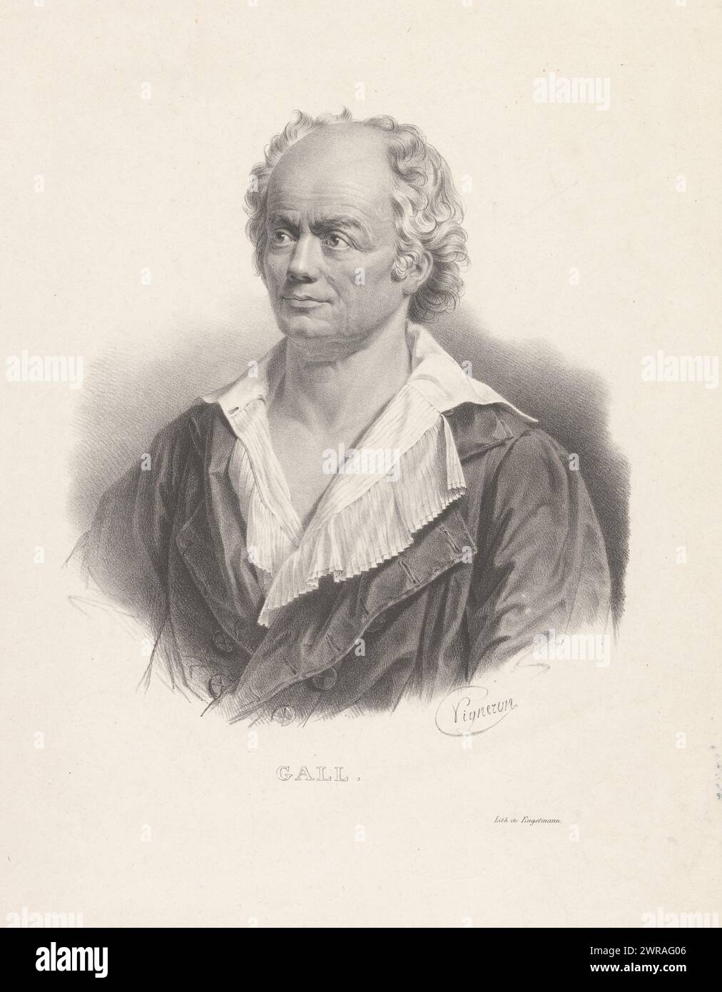 Portrait of Franz Joseph Gall, Gall (title on object), print maker ...