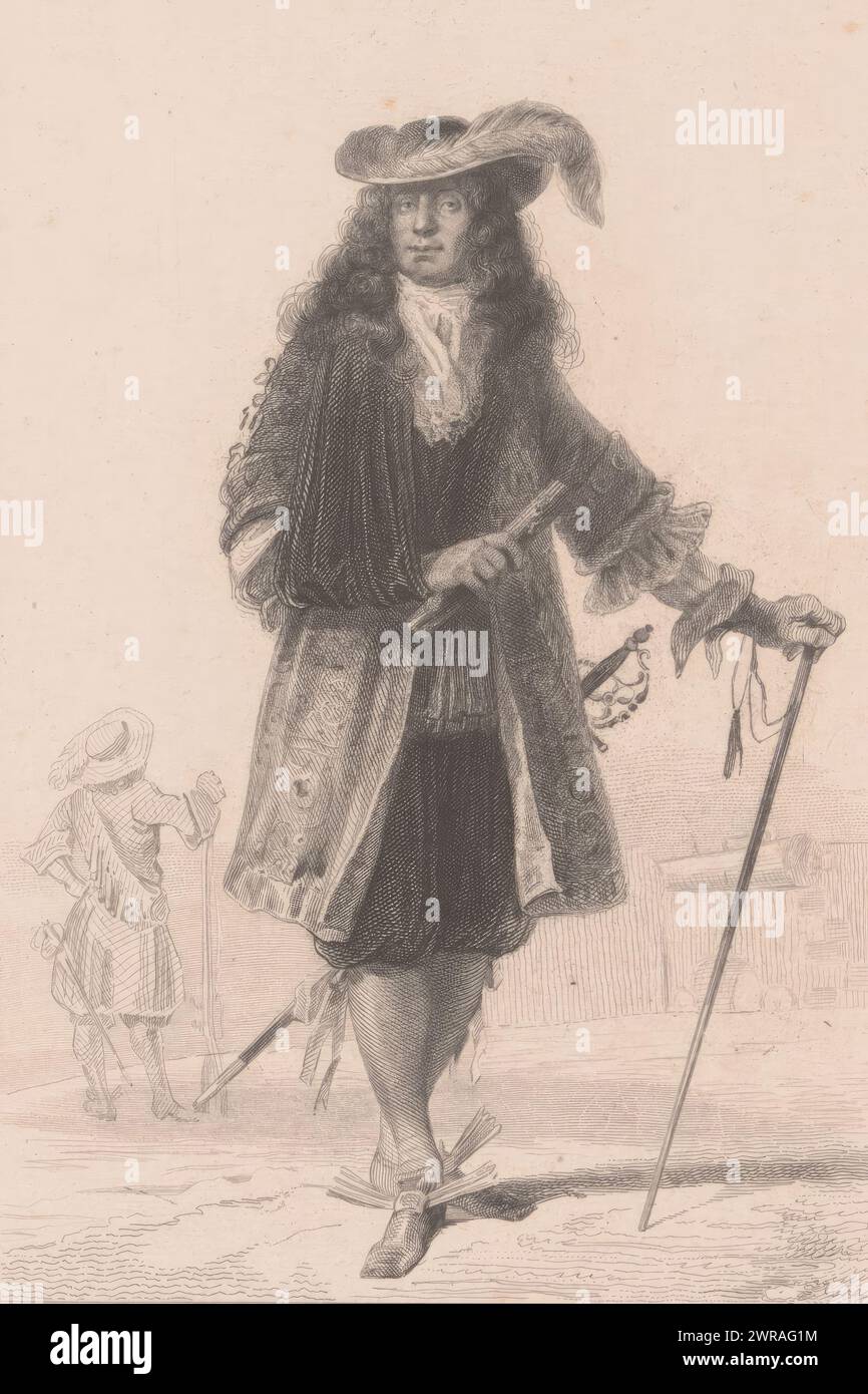 Portrait of Victor-Marie d'Estrées, print maker: Victor Florence Pollet ...