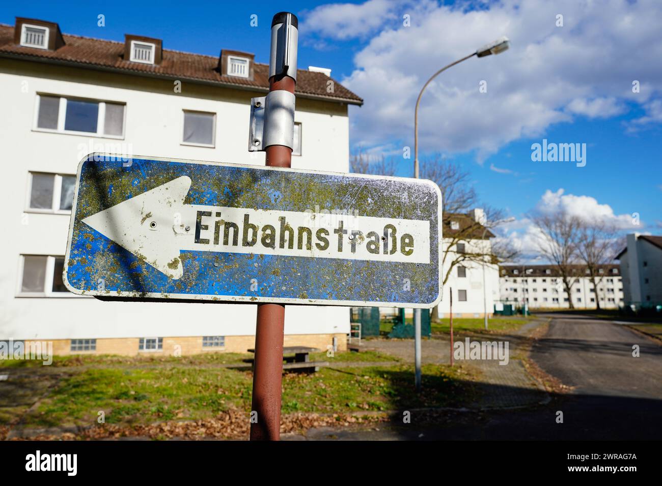 Heidelberg, Germany. 11th Mar, 2024. Former residential buildings stand ...