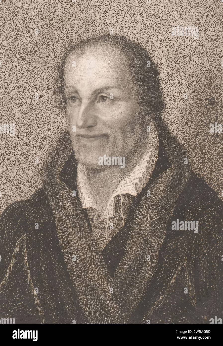 Portrait of Philipp Melanchthon, print maker: Heinrich Schmidt, after ...