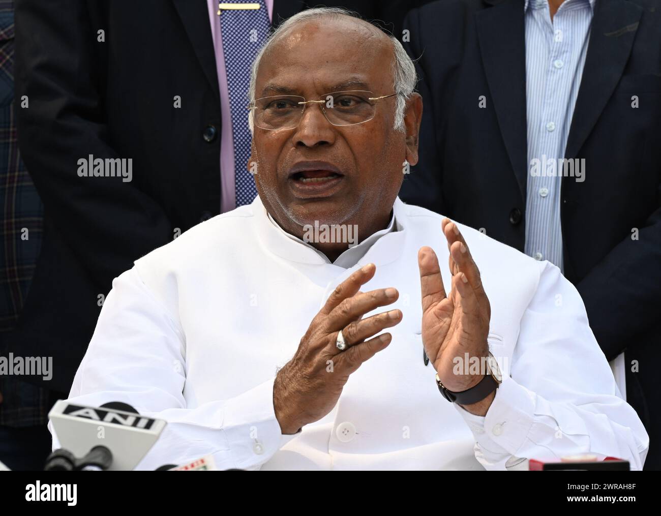 India. 11th Mar, 2024. NEW DELHI, INDIA - MARCH 11: Congress party ...