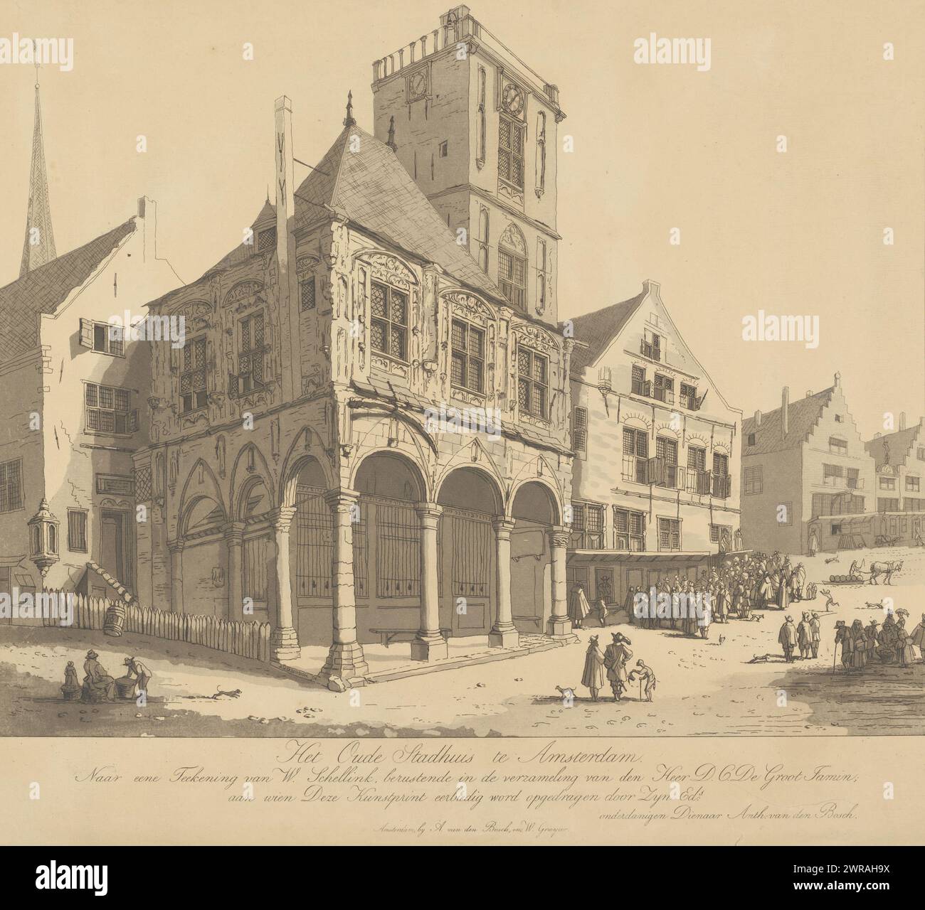 The Old Town Hall of Amsterdam, 1641, The Old Town Hall in Amsterdam ...