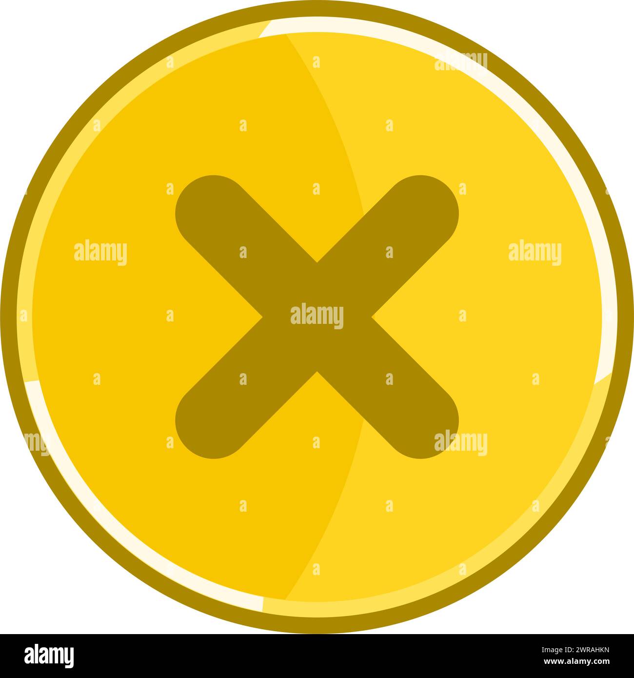 Cancel round icon reject Stock Vector Images - Alamy