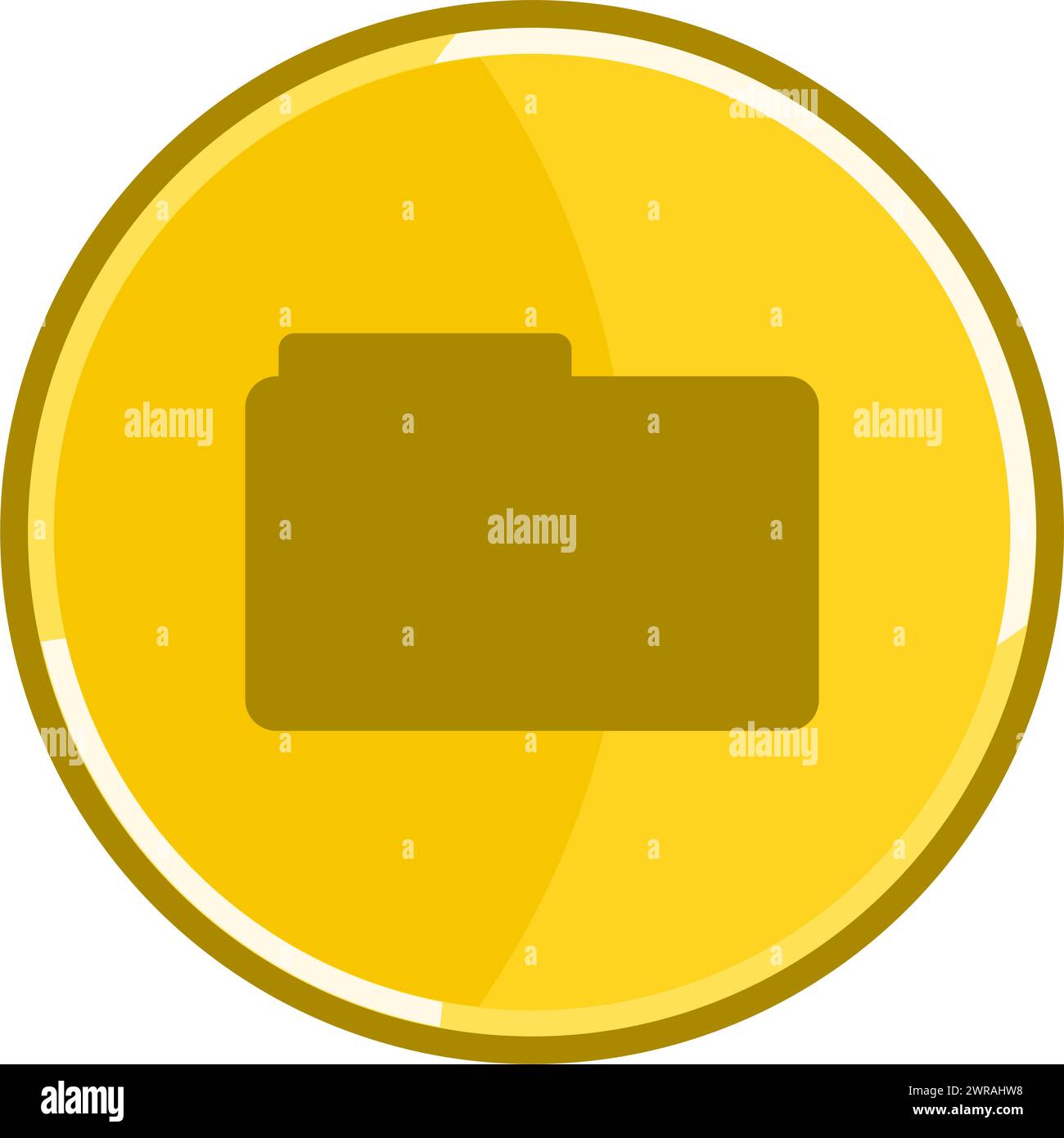 Golden folder icon. Golden file icon Stock Vector Image & Art - Alamy