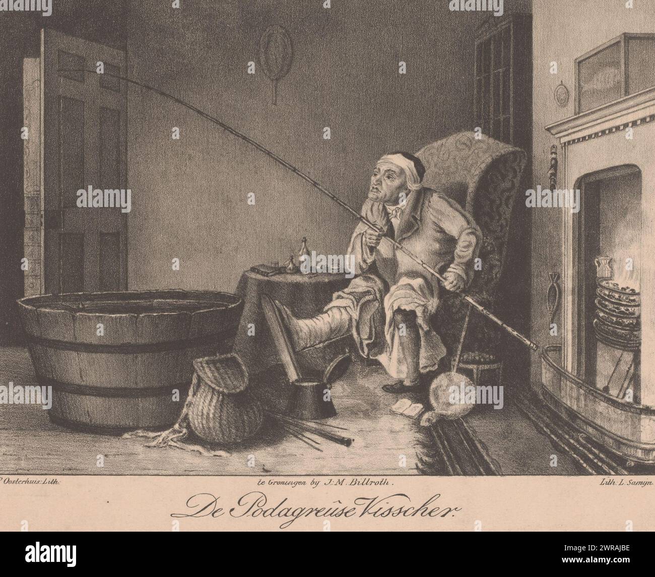 De podagreuse visscher hi-res stock photography and images - Alamy