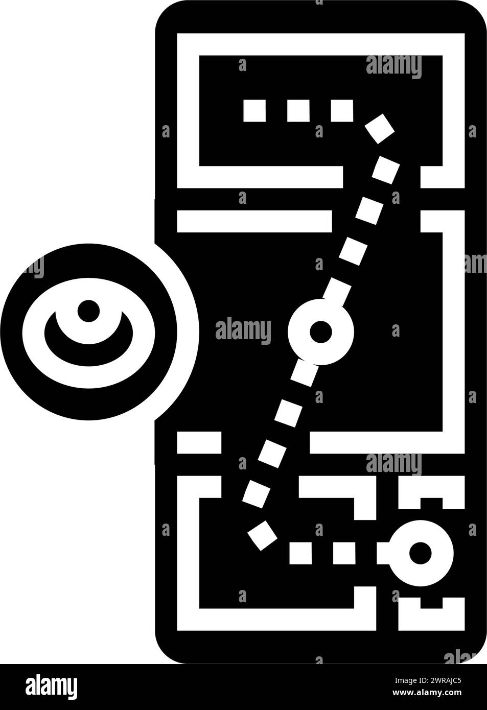 Tracking app ui Black and White Stock Photos & Images - Alamy