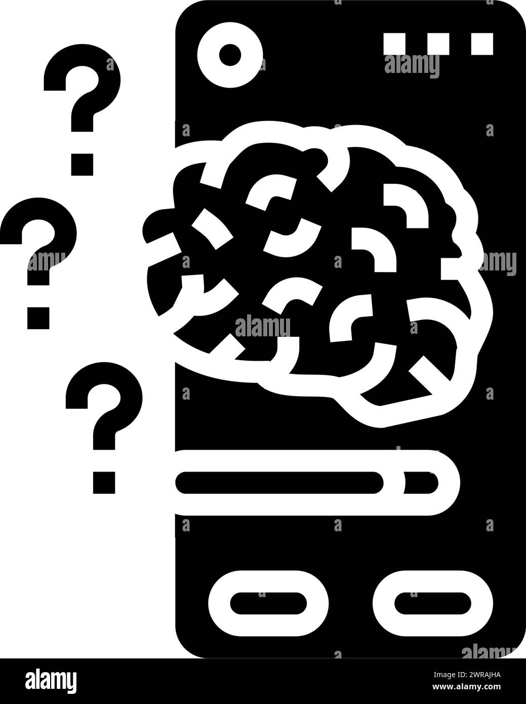 cognitive load ux ui design glyph icon vector illustration Stock Vector ...