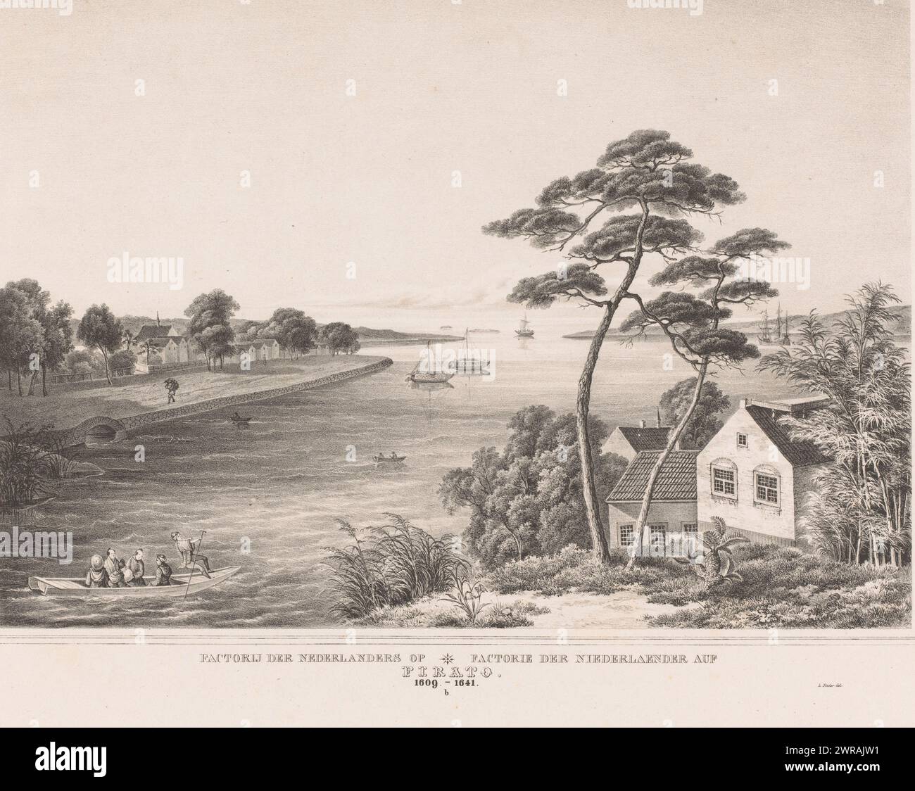 Dutch factory on the island of Hirado (Firato), Factorij der ...