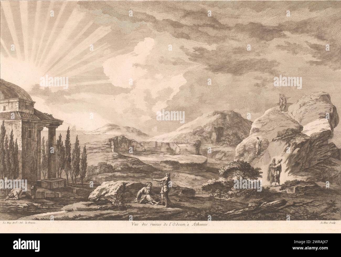 Vue des ruines de lodeum a athenes hi-res stock photography and images ...