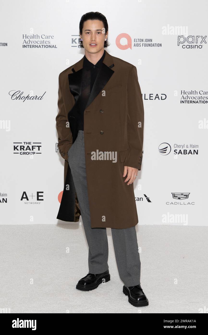 West Hollywood, USA. 10th Mar, 2024. Derek Luh attends the arrivals of ...