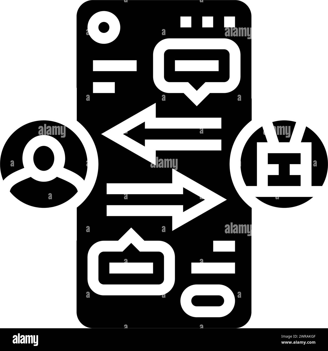 Human computer interaction hci Stock Vector Images - Alamy