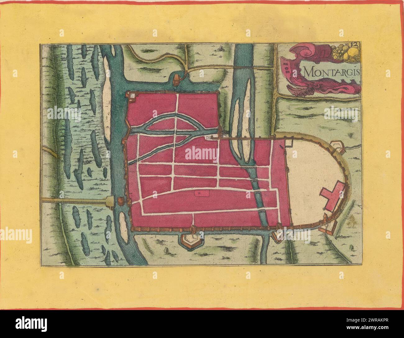 Montargis map hi-res stock photography and images - Alamy