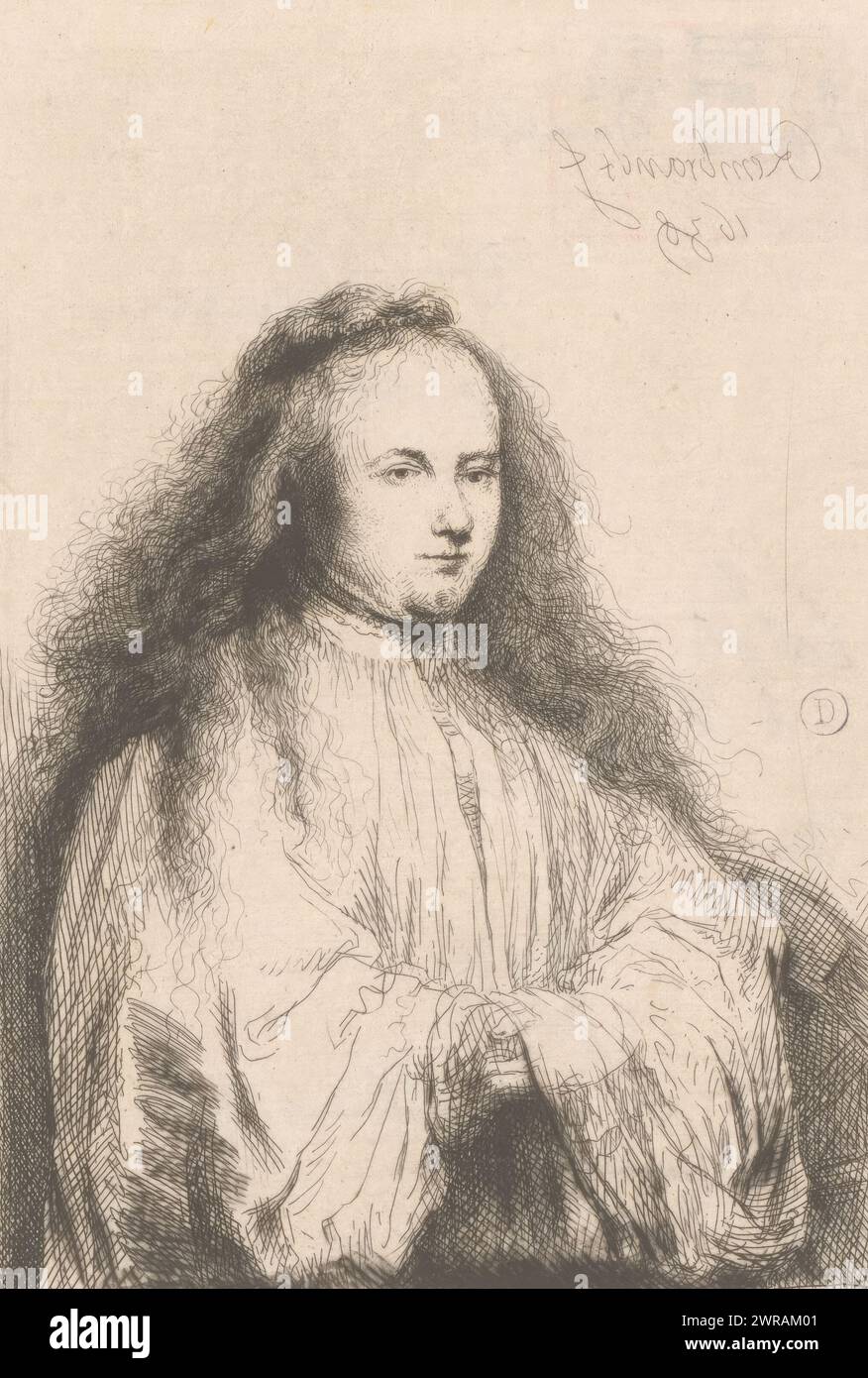 St Catherine ('the little Jewish bride'), print maker: Ignace-Joseph de Claussin, after print by ...