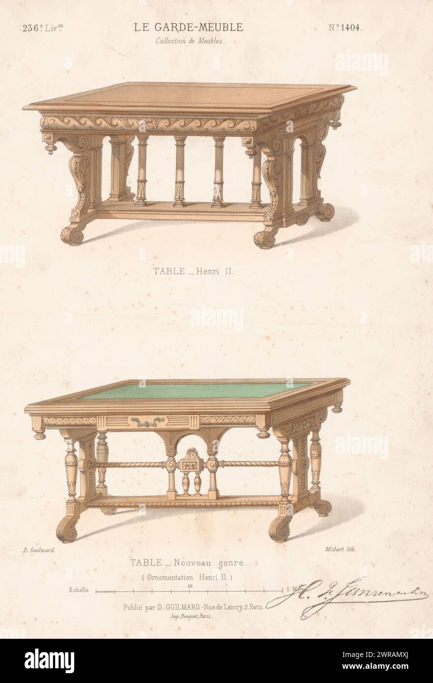 Ornementation henri ii hi-res stock photography and images - Alamy