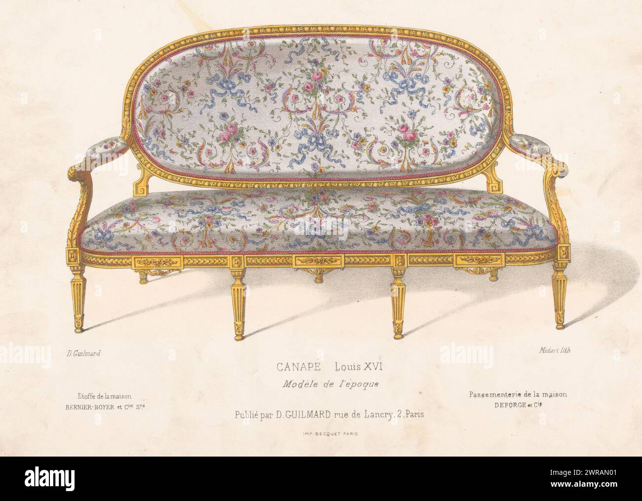 Canape louis xvi mode de lepoque hi-res stock photography and images ...