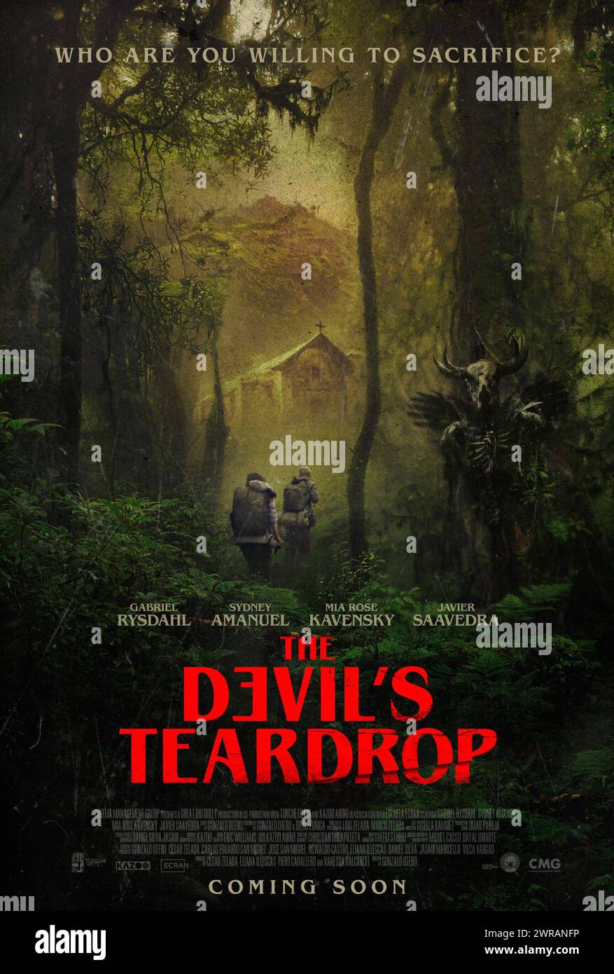 THE DEVIL'S TEARDROP, advance poster, 2024. © Tunche Films / Courtesy ...
