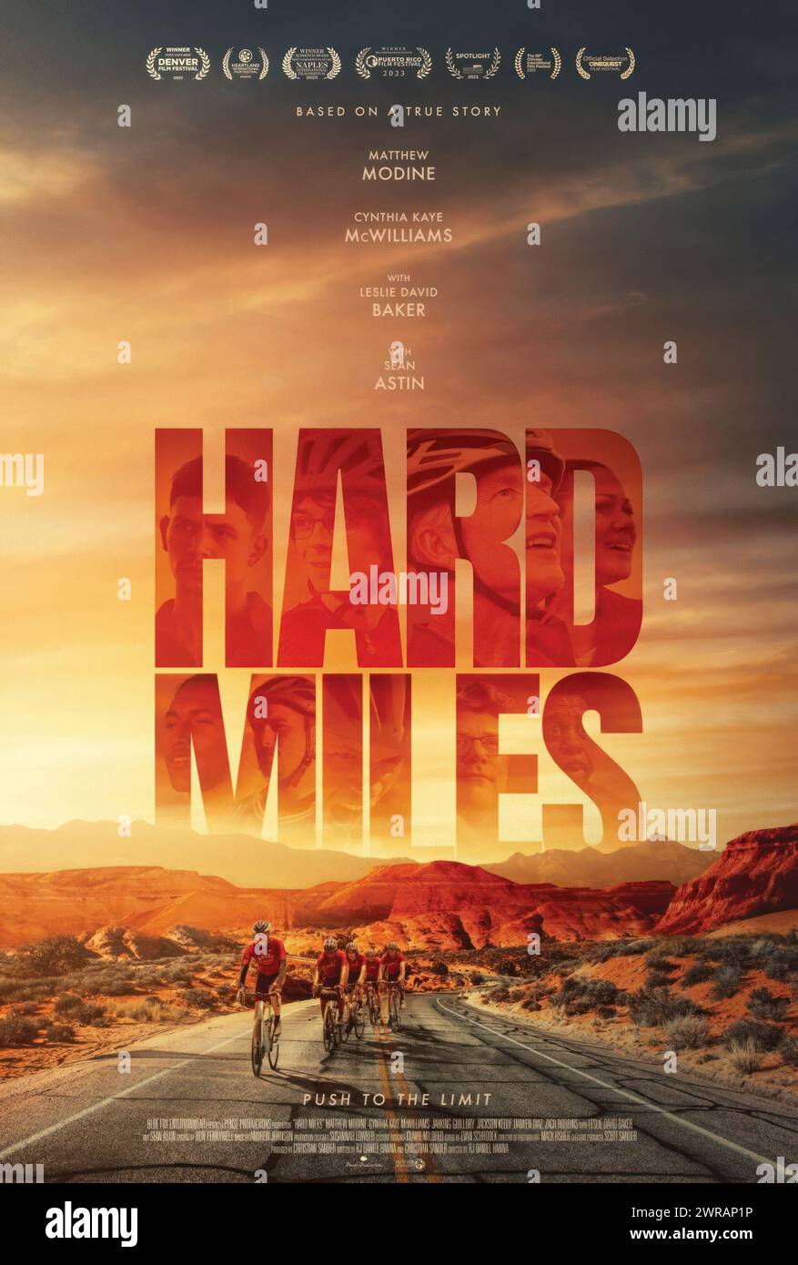 HARD MILES, poster, Matthew Modine (left), 2023. © Blue Fox ...