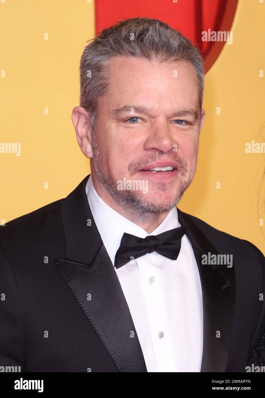 Beverly Hills, USA. 10th Mar, 2024. Matt Damon attends the 2024 Vanity ...