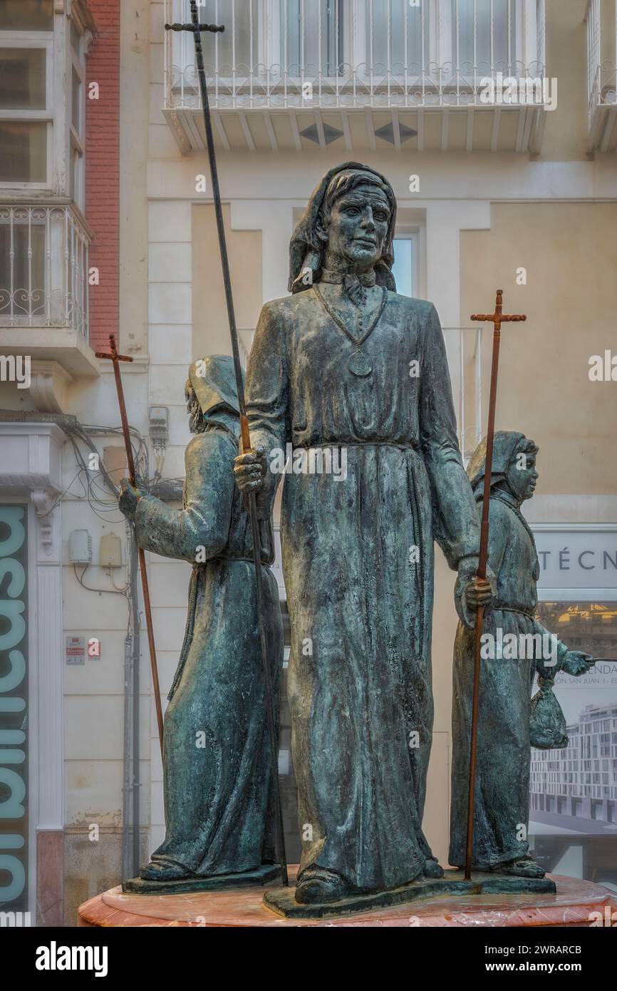 Monument to the Processionist, bronze sculptural group by Manuel Ardil ...