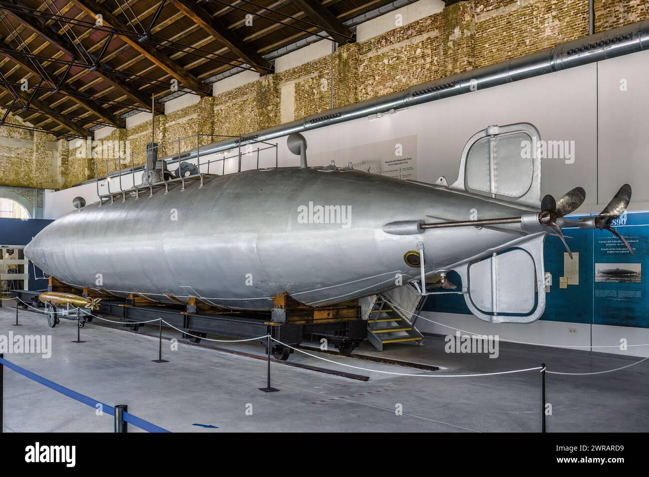 Naval Museum of Cartagena - room of Isaac Peral's legacy - the world's ...