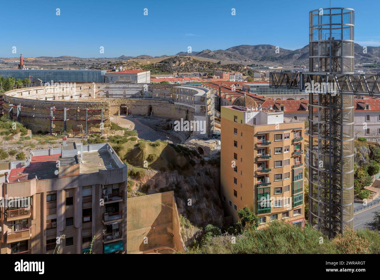 Roman amphitheater aerial hi-res stock photography and images - Alamy