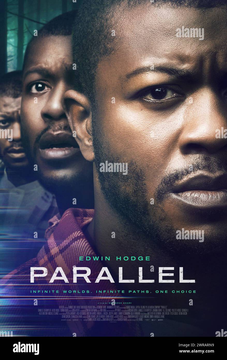 PARALLEL, character poster, Edwin Hodge, 2024. © Vertical Entertainment ...
