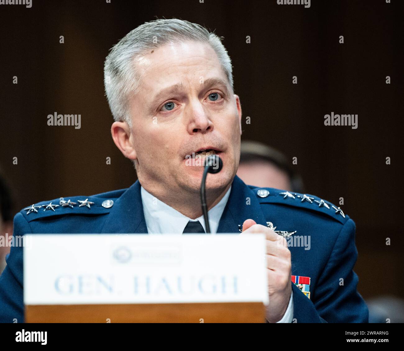 Washington, United States. 11th Mar, 2024. General Timothy Haugh ...