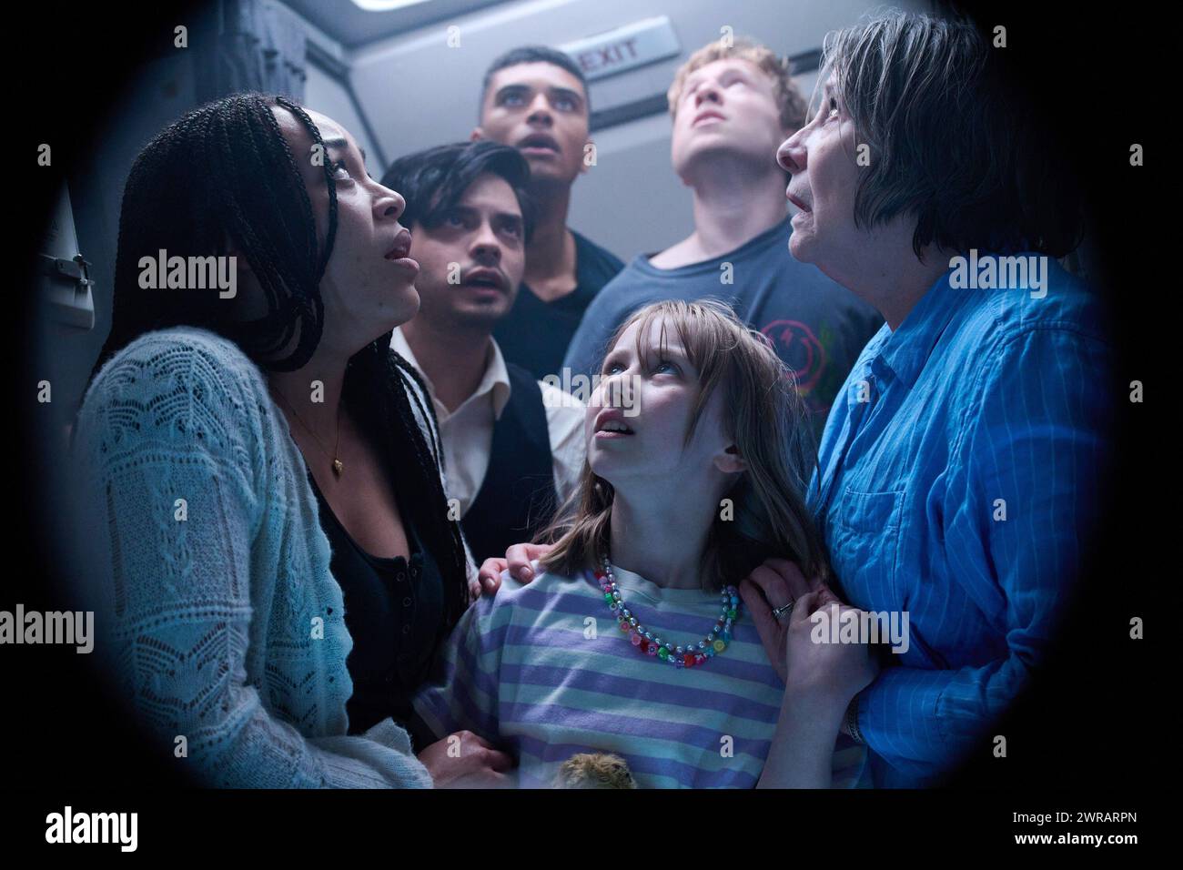 NO WAY UP, from left: Sophie McIntosh, Manuel Pacific, Jeremias Amoore ...