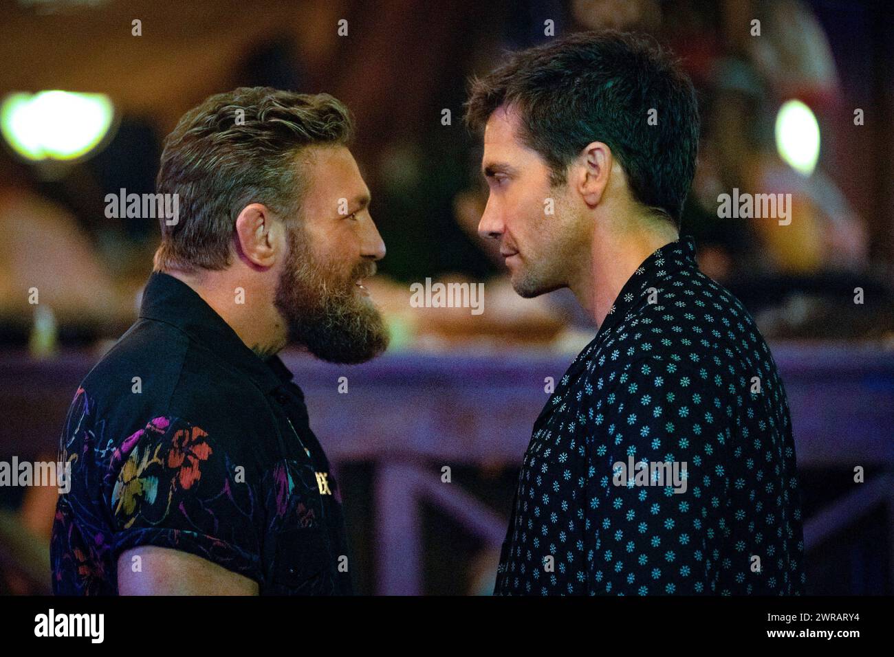 ROAD HOUSE, from left: Conor McGregor, Jake Gyllenhaal, 2024. ph: Laura ...