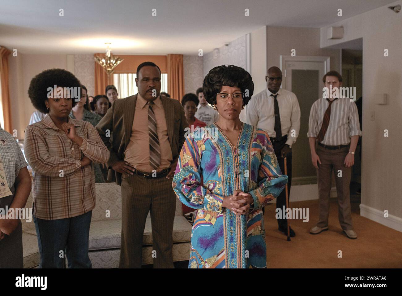 SHIRLEY, from left: Christina Jackson, Michael Cherrie, Regina King as ...