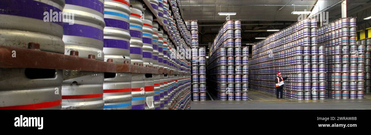 14/12/11...Warehouse Support Manager, Ian Holden-Smith, 61, checks the ...
