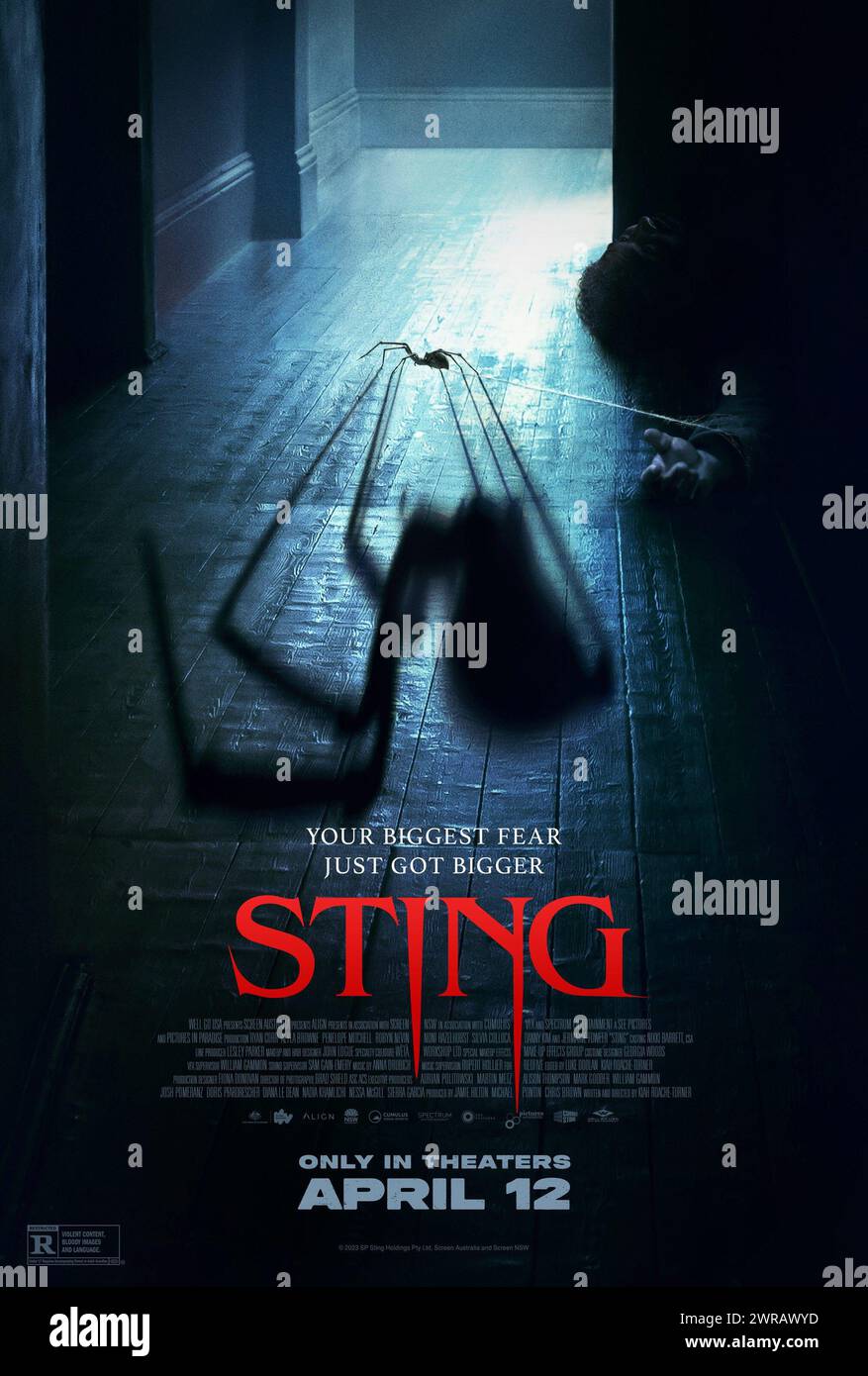 STING, US poster, Alyla Browne, 2024. © Well Go USA Entertainment ...