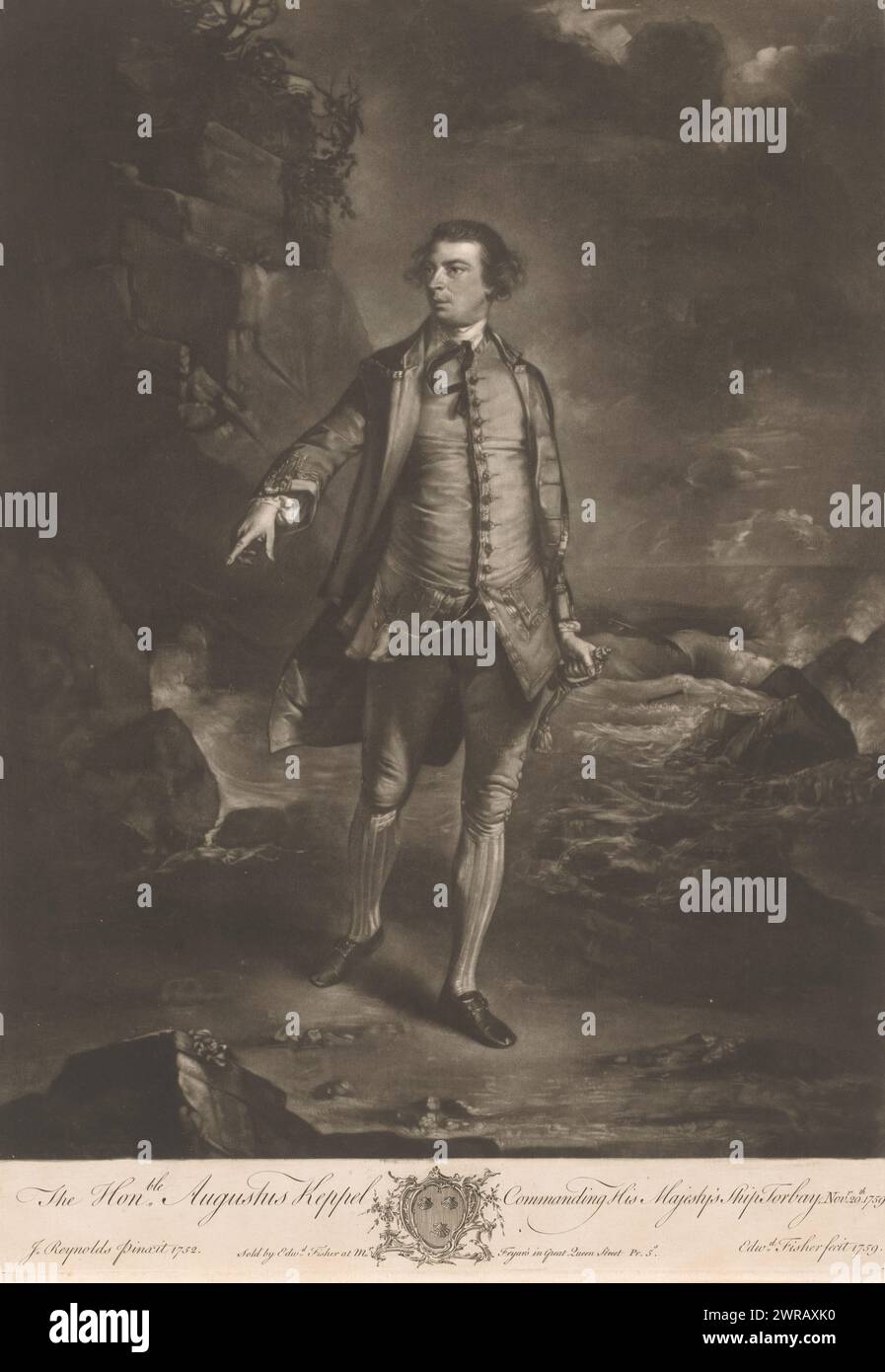 Portrait of Augustus Keppel, The Honble. Augustus Keppel (...) (title ...