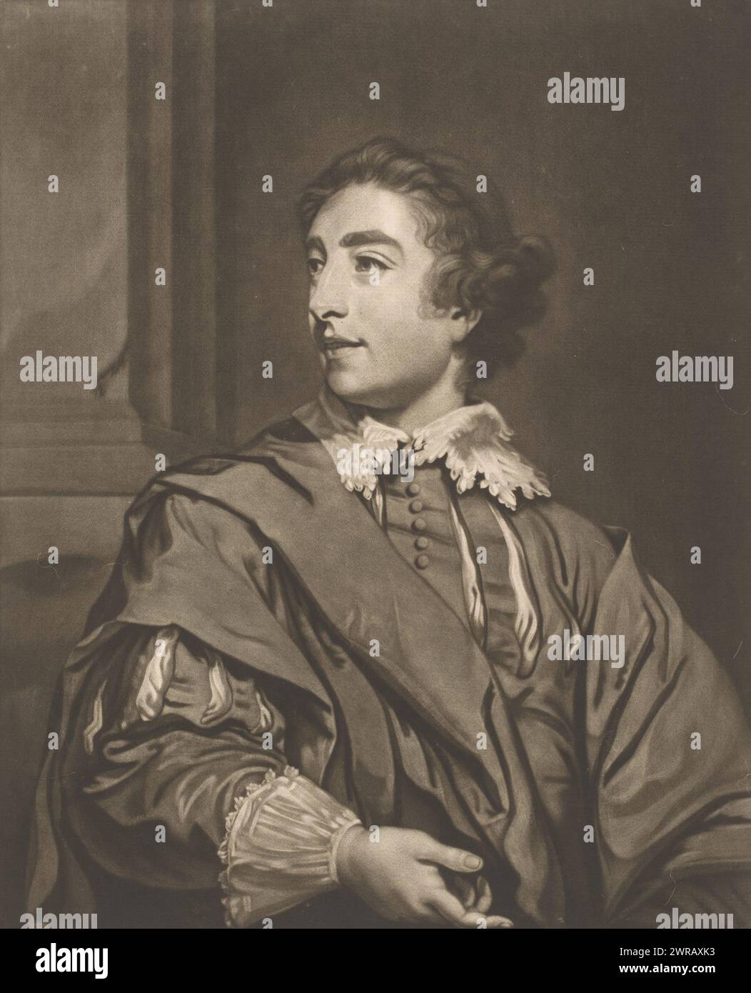 Portrait of David Erskine, print maker: John Finlayson, after painting ...