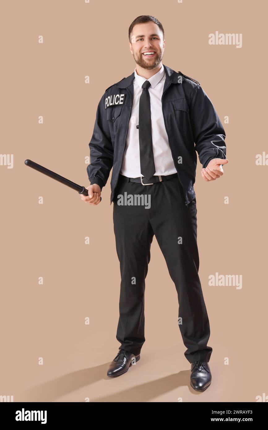 Police officer arrest smiling hi-res stock photography and images - Alamy