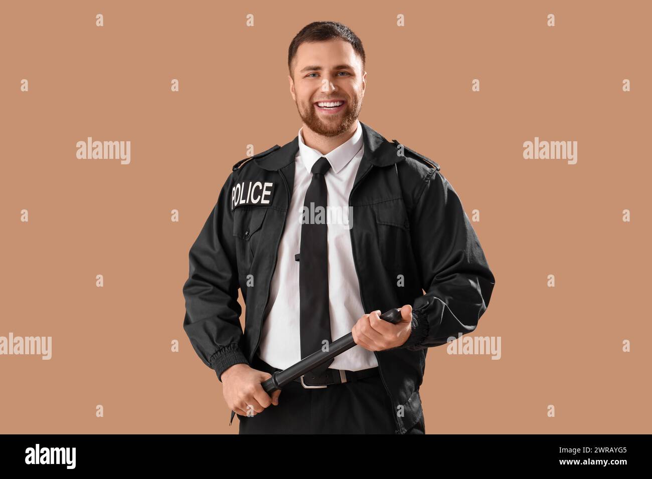 Police officer arrest smiling hi-res stock photography and images - Alamy